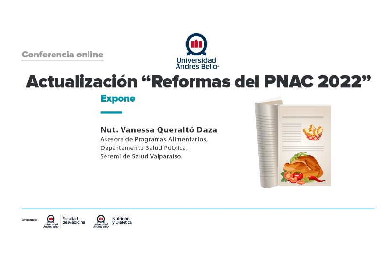 Nutrición y Dietética dictó conferencia sobre “Reformas del PNAC”