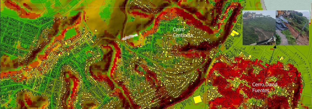 Nueva cartografía señala riesgos de movimientos en masa